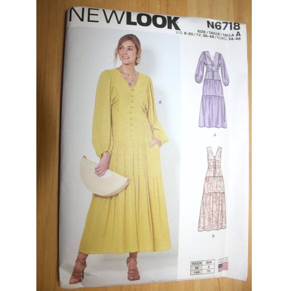 New Look | Other | Uncut New Look 678 Sewing Pattern For Dresses Sizes ...